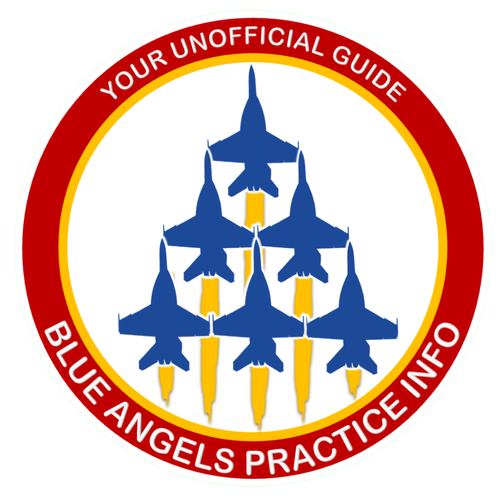 Sunday, May 10, 2026: – Blue Angels Practice Info