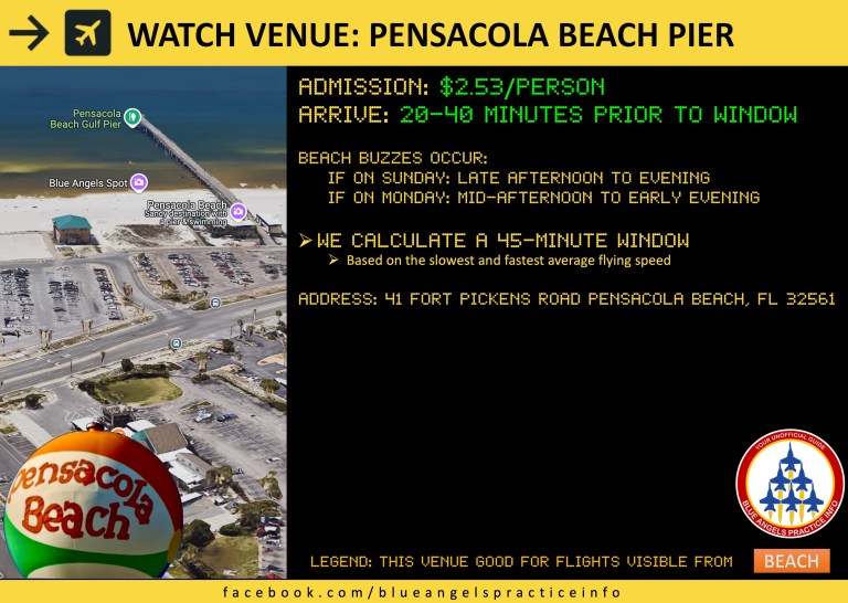 Beach Buzzes – Blue Angels Practice Info